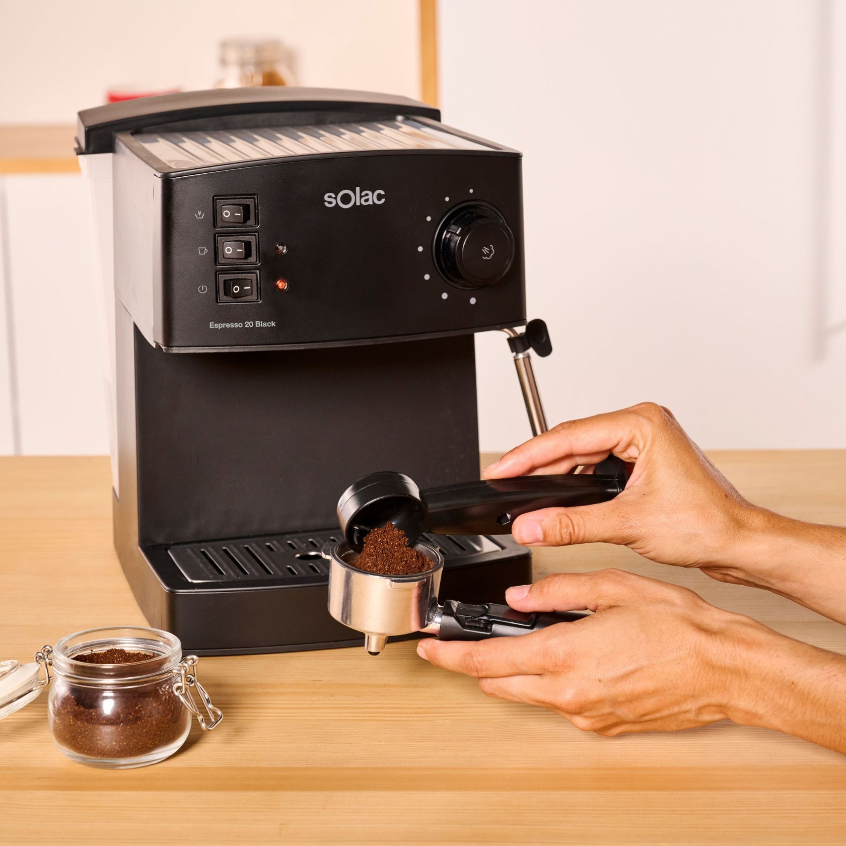 Cafetera Espresso 20 Black – sOlac